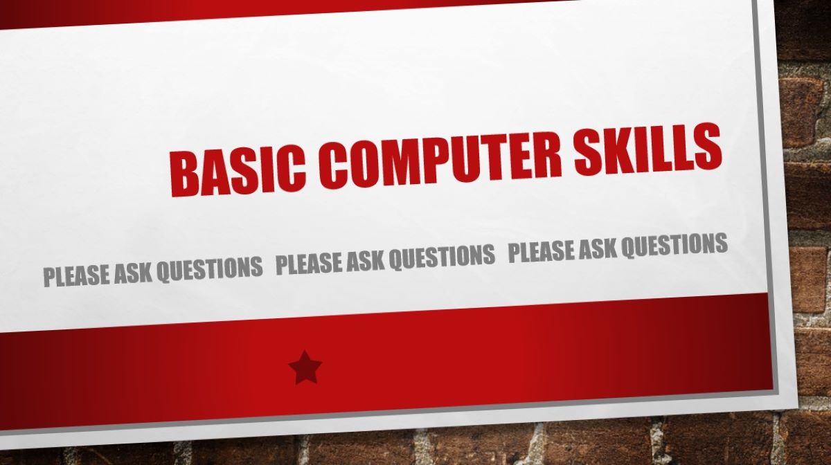 Basic Computer Skills | Joule's Playhouse